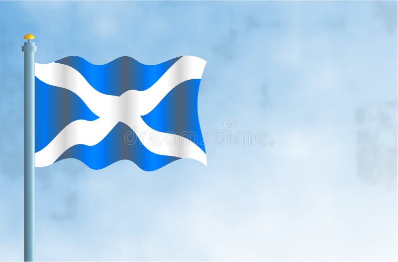 National Colours Of Scotland Stock Vector - Illustration of icon, stamp ...