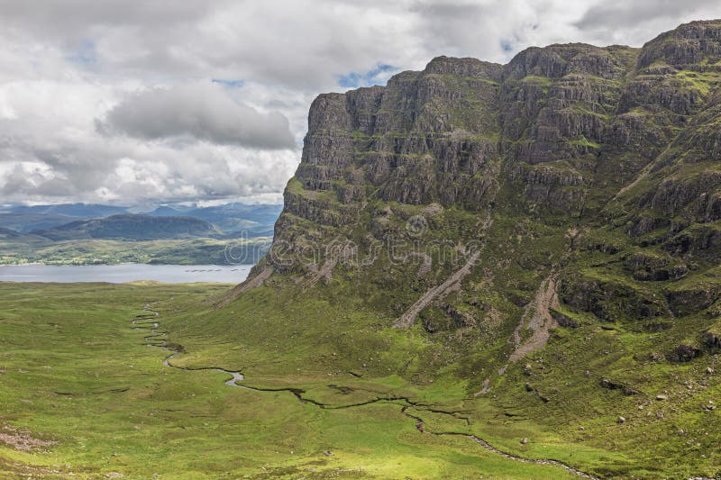 Scotland - Applecross - Applecross Path - Scenic Path Winding through ...