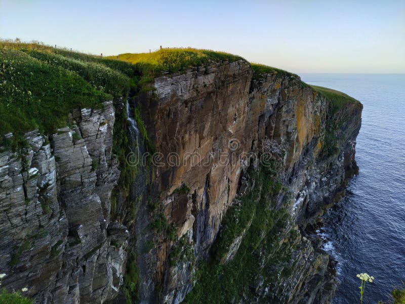 Scotland cliffs I stock image. Image of cliff, scotland - 156086949