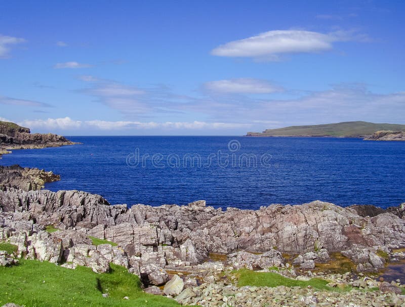 Scotland coastline nature stock image. Image of rocky - 90657029