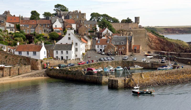 Scotland, Crail, Fishing Village Stock Image - Image of northern ...