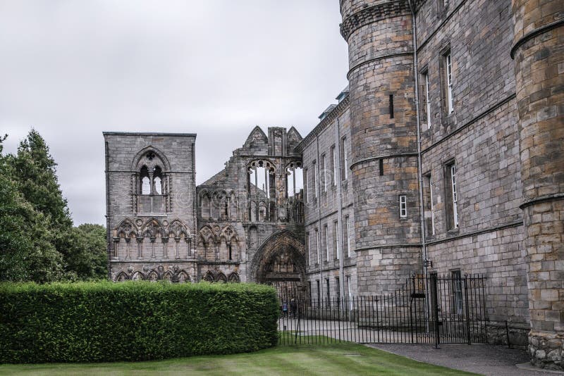 Scotland, Edinburgh Abbey Ruins Editorial Photo - Image of house ...