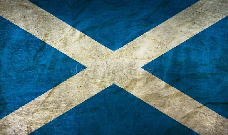 Scotland Flag on Paper stock illustration. Illustration of design ...