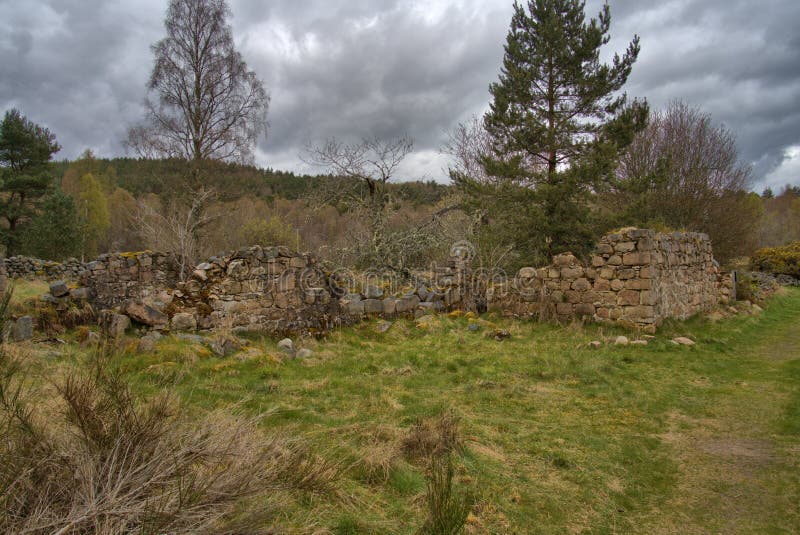 Scotland Landscape in Early Spring Stock Photo - Image of stream ...