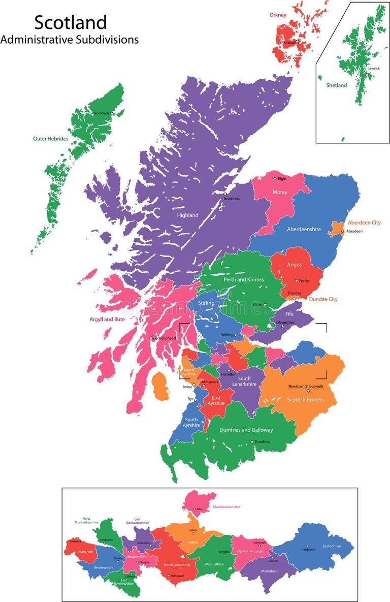 Scotland Map Outline Stock Illustrations – 4,253 Scotland Map Outline ...