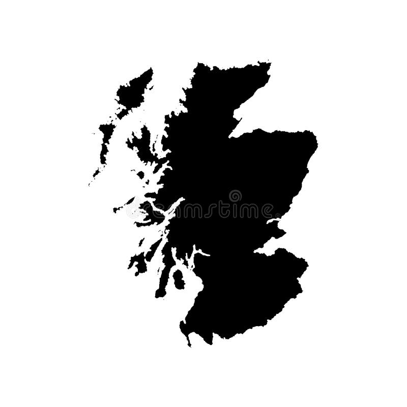 Scotland map icon stock vector. Illustration of flat - 324944793