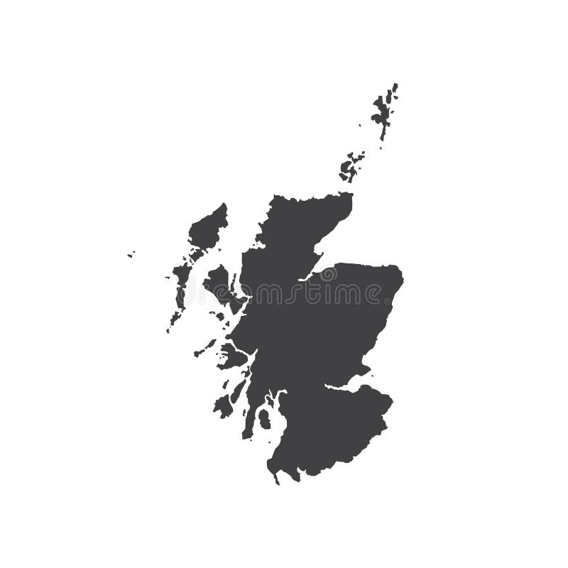 Scotland Map Silhouette Stock Illustrations – 1,208 Scotland Map ...