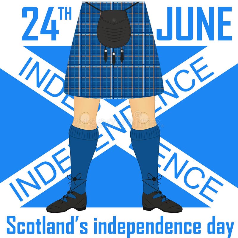 Scotland S Independence Day Stock Illustration - Illustration of sign ...