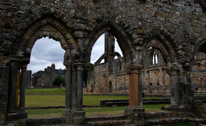Ruins of St Andrews Cathedral Still Standing in St Andrews, Scotland ...