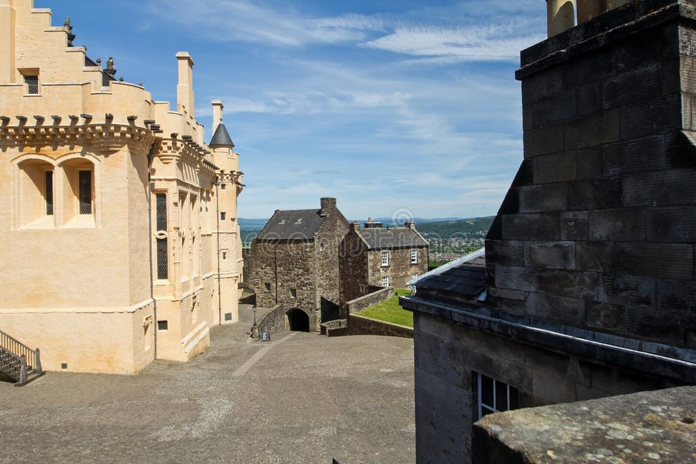 Scotland, stirling castle stock image. Image of wall - 33962023