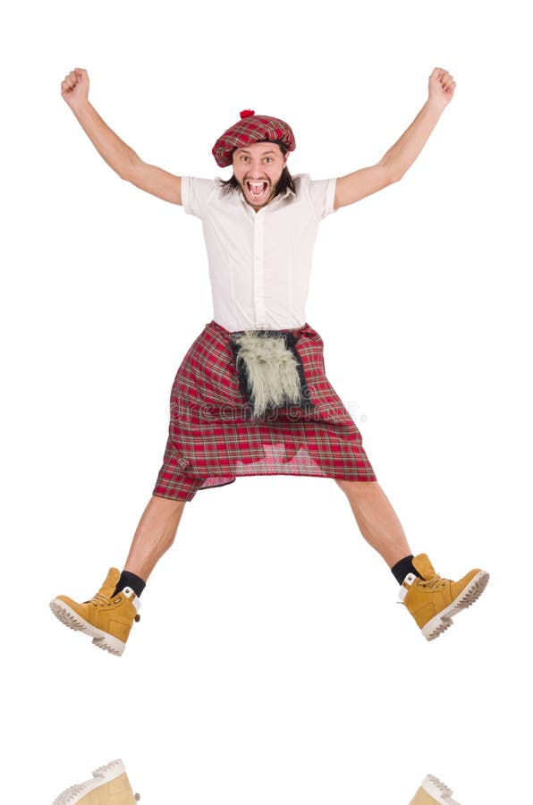 Scotsman isolated stock image. Image of dancer, heritage - 46996895