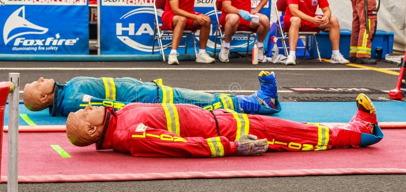 Scott Firefighter World Combat Challenge XXIV Photo stock éditorial ...