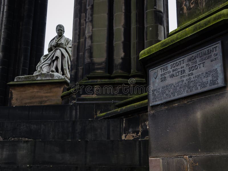 The Scott Monument that Commemorate To Walter Scott, Edinburgh ...