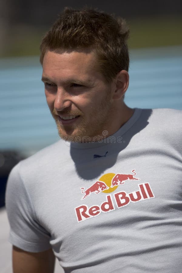 Scott Speed on pit road editorial image. Image of bull - 15523475