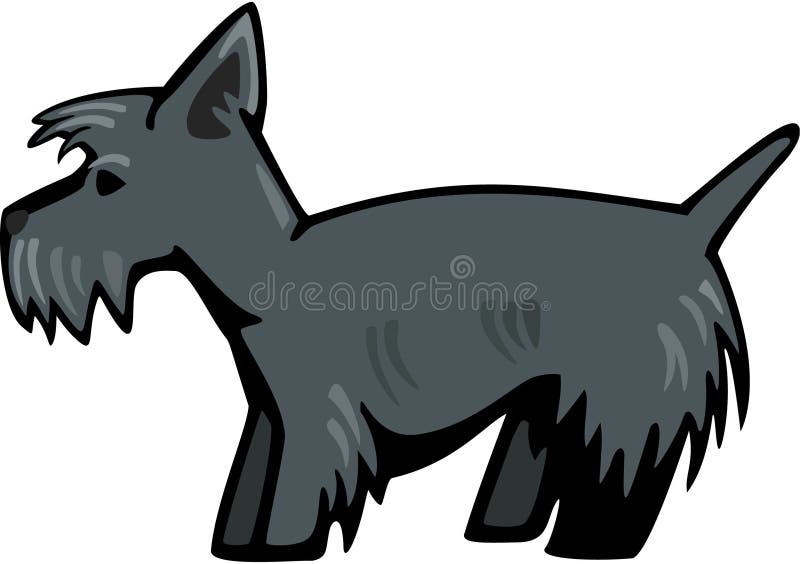 Scottie Dog stock vector. Illustration of side, black - 67050788