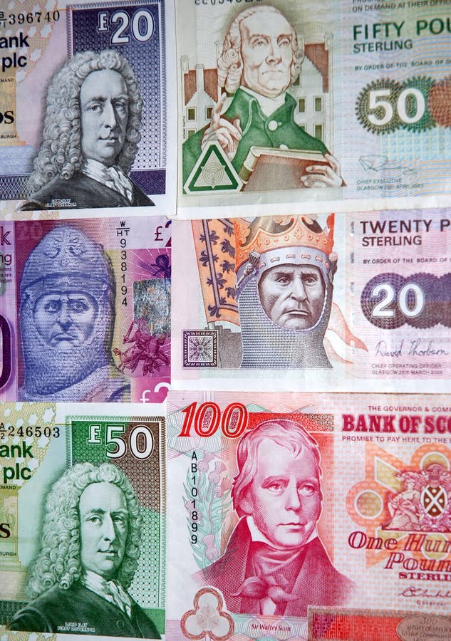 Scottish Money stock photo. Image of financial, currency - 777294