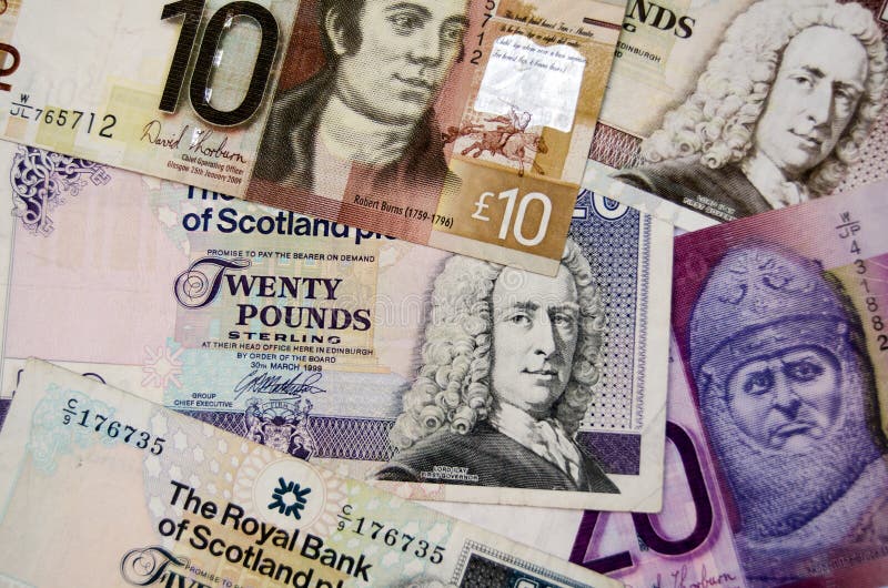 British Money. stock image. Image of bill, pounds, scotland - 13247991