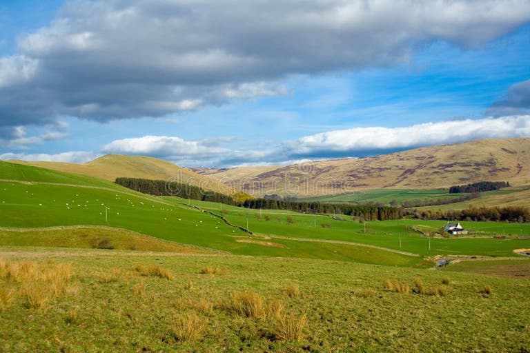 Scottish Borders, Highlands Stock Image - Image of peak, activity: 2409601