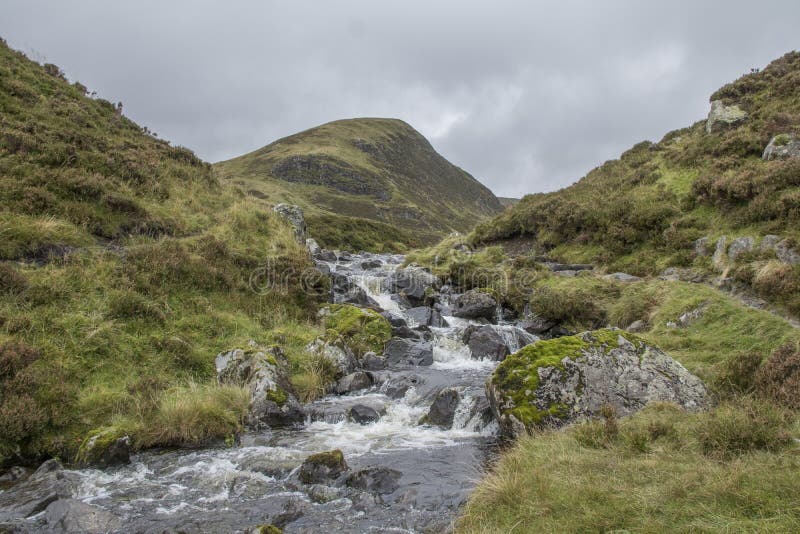 Scottish Burn. stock image. Image of mountain, high, greymares - 85023165