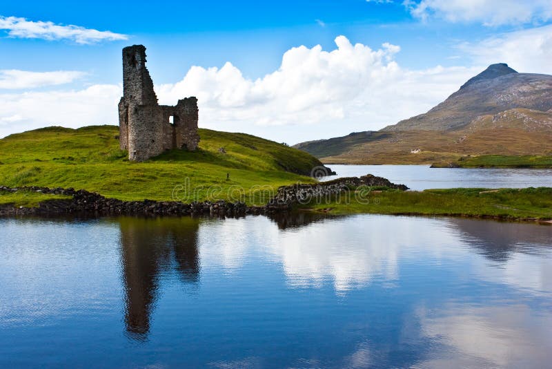 Scottish castle stock photo. Image of scenery, historic - 16404332