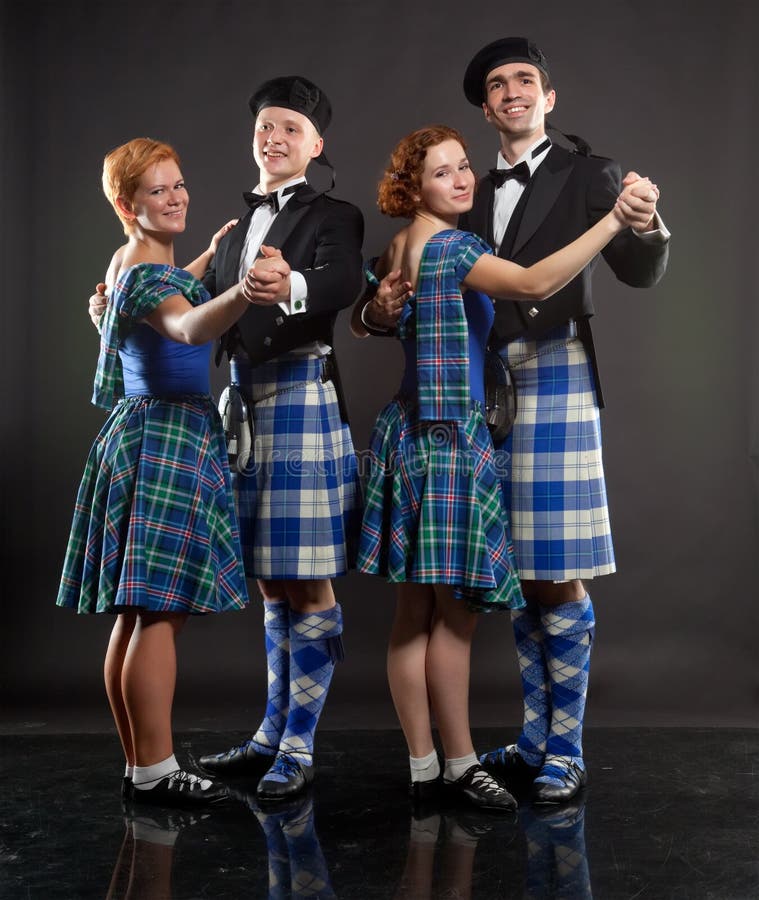 Scottish dance stock image. Image of girl, kilt, tartan - 15986291