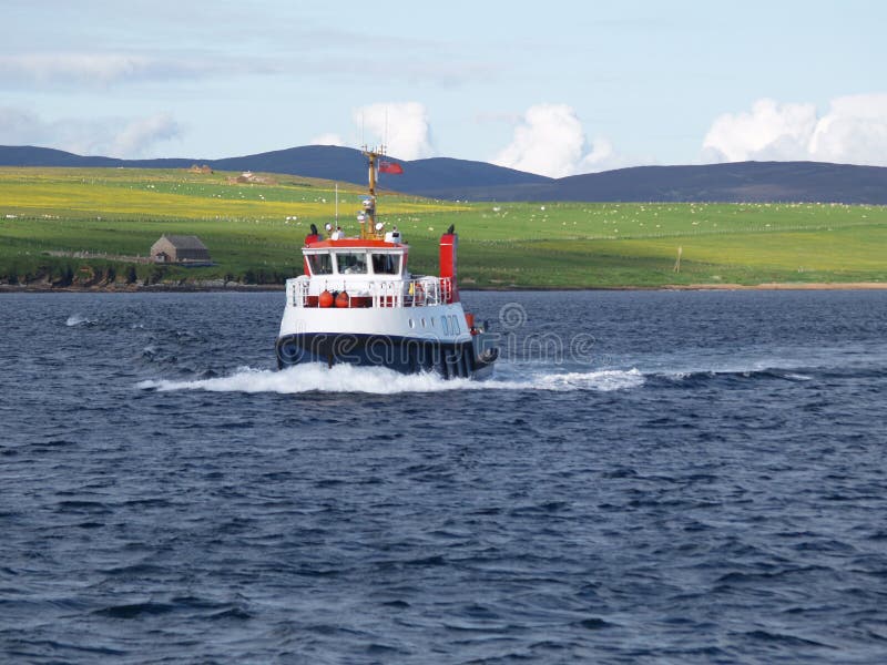 Scottish ferry boat stock photo. Image of seacoast, craft - 4082502
