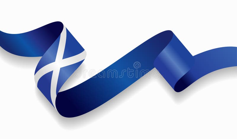 Scottish Flag Wavy Abstract Background Layout Stock Illustrations – 15 ...