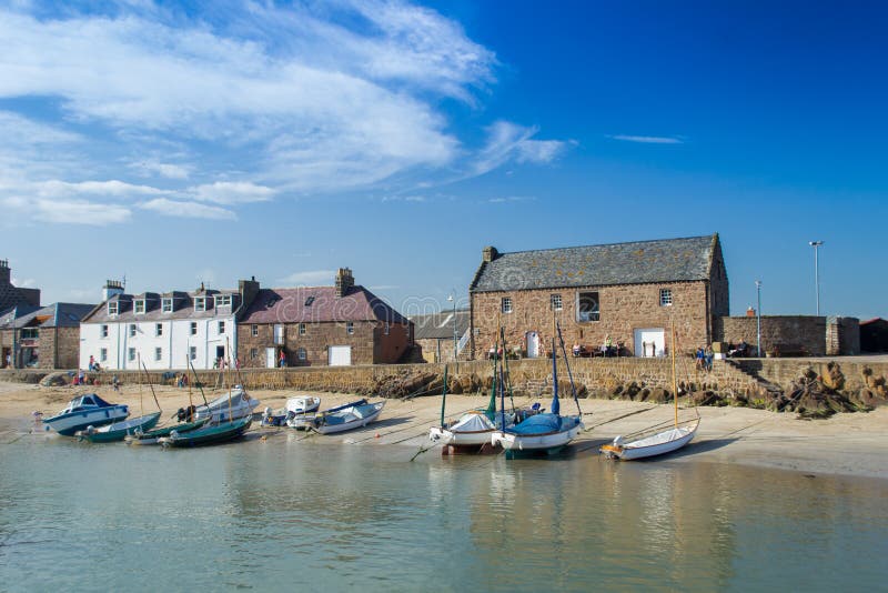 Scottish harbour editorial stock image. Image of backgrounds - 28746589