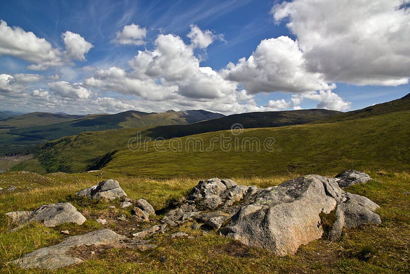 Scottish Highlands stock photo. Image of wild, grass - 50334446