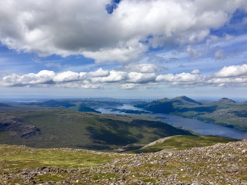 Fjord in Scotland stock image. Image of view, peace - 120505689