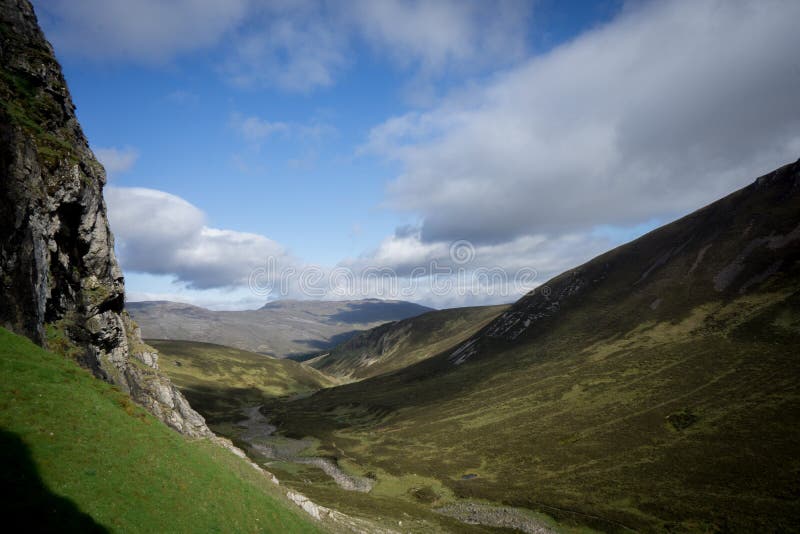 Scottish highlands stock photo. Image of clouds, spring - 93752862
