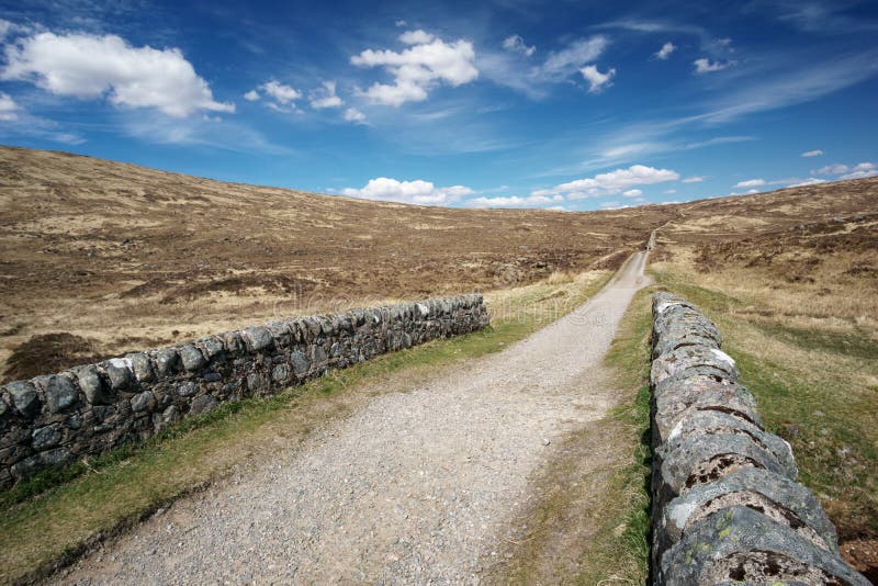 Scottish hiking path stock image. Image of outdoor, landscape - 94519003