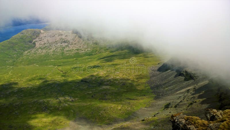 Scottish Landscapes - Views from Ben More Mull Stock Image - Image of ...