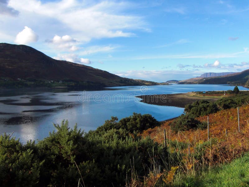 Scottish Loch stock image. Image of ullapool, overlooking - 55022601