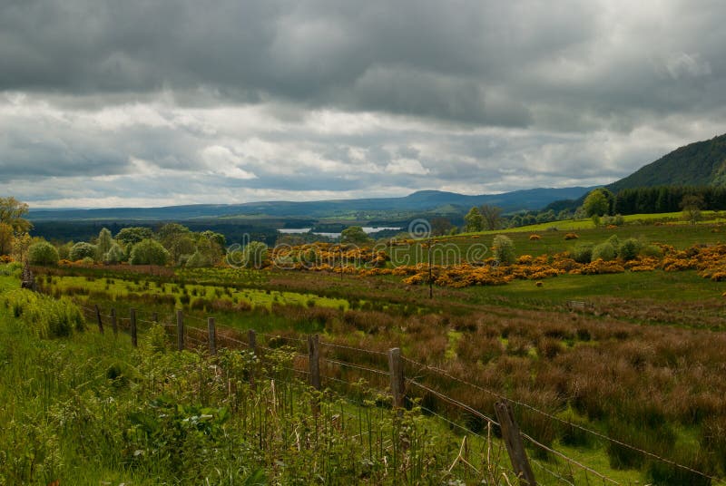 Scottish Loch view stock image. Image of nature, landscape - 25661871