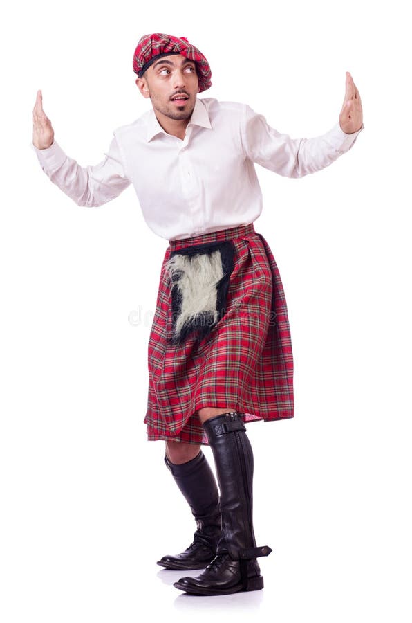 Angry Scottish Man stock image. Image of cliche, celtic - 8341495