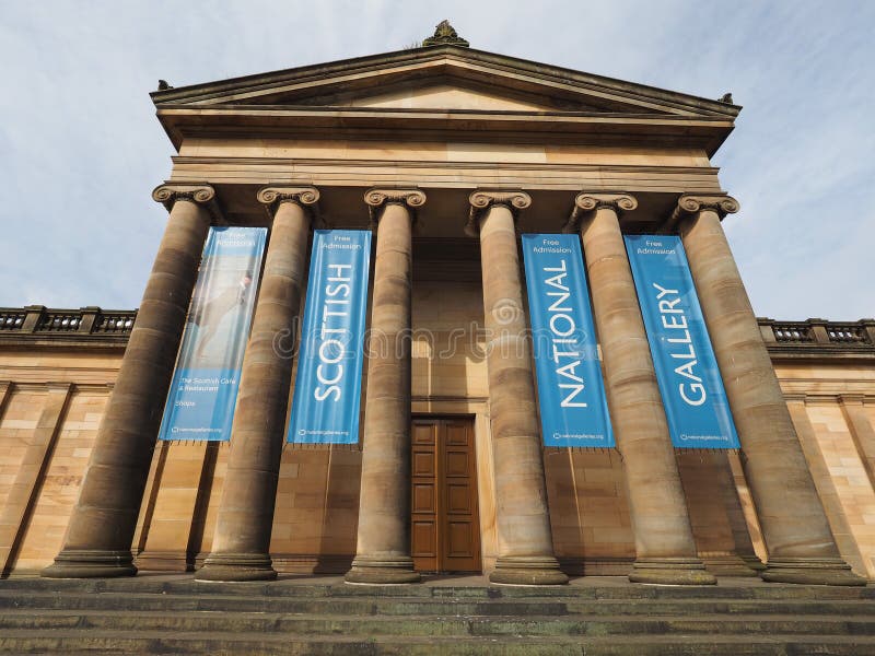 Scottish National Gallery in Edinburgh Editorial Image - Image of ...