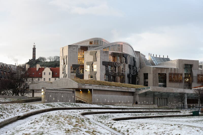 Scottish Parliament Building, Holyrood, Edinburgh Stock Image - Image ...