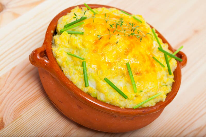 Scottish Potato Rumbledethumps Stock Image - Image of onion, healthy ...