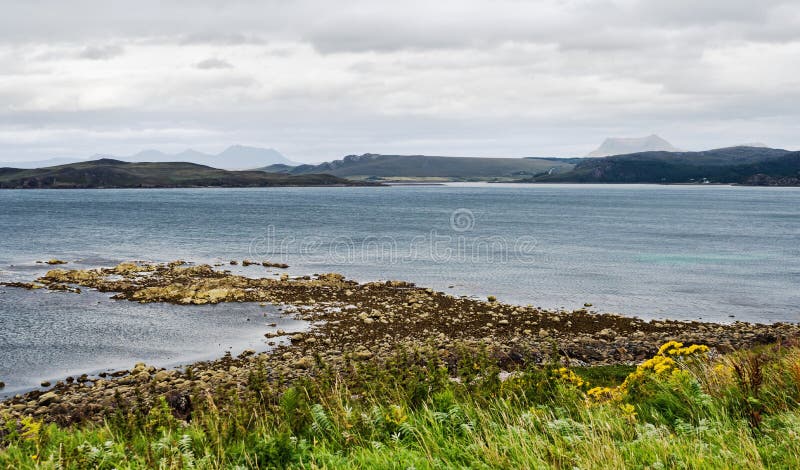 Scottish seaside view stock photo. Image of view, seaside - 158237984