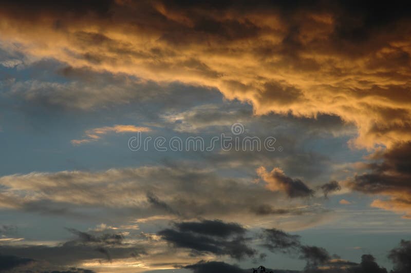 Scottish Sky stock photo. Image of blue, sunset, light - 102115826