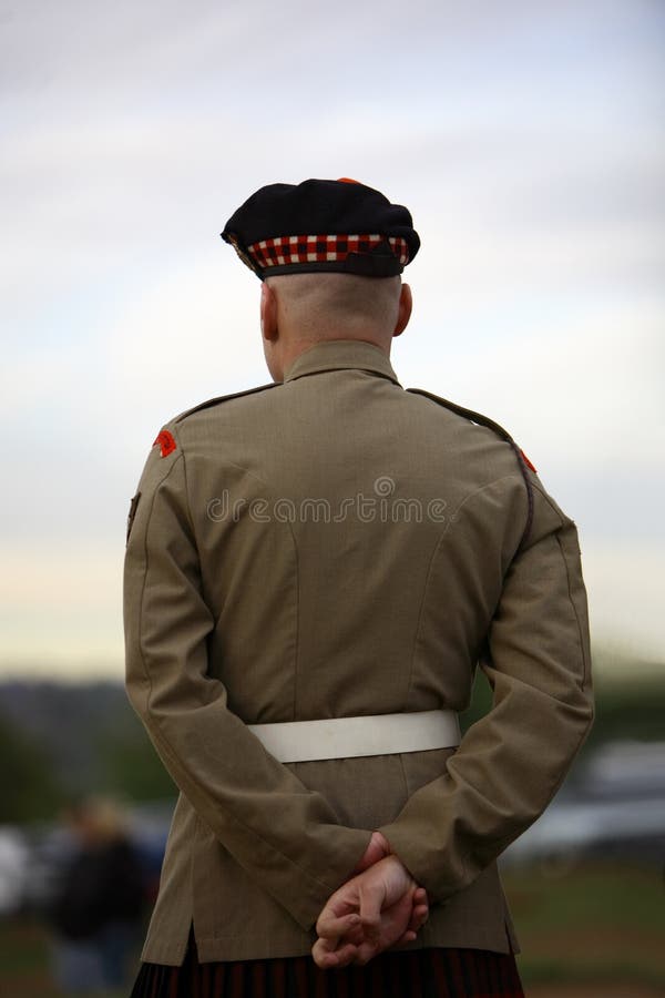 Scottish soldier stock photo. Image of beret, regiment - 1789022