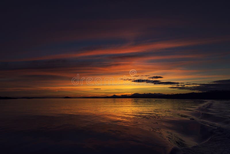 Scottish sunset stock photo. Image of colorful, outdoors - 33094468