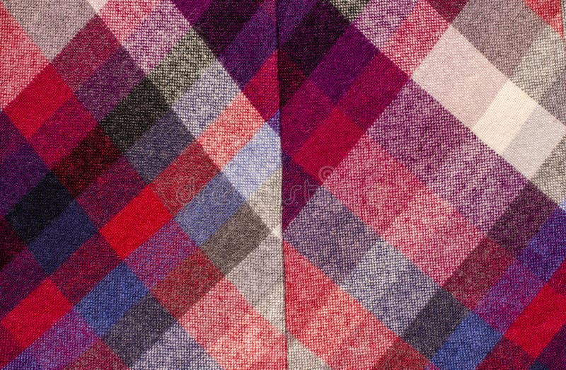 Scottish Tartan Pattern. Red Plaid Print As Background. Stock Photo ...