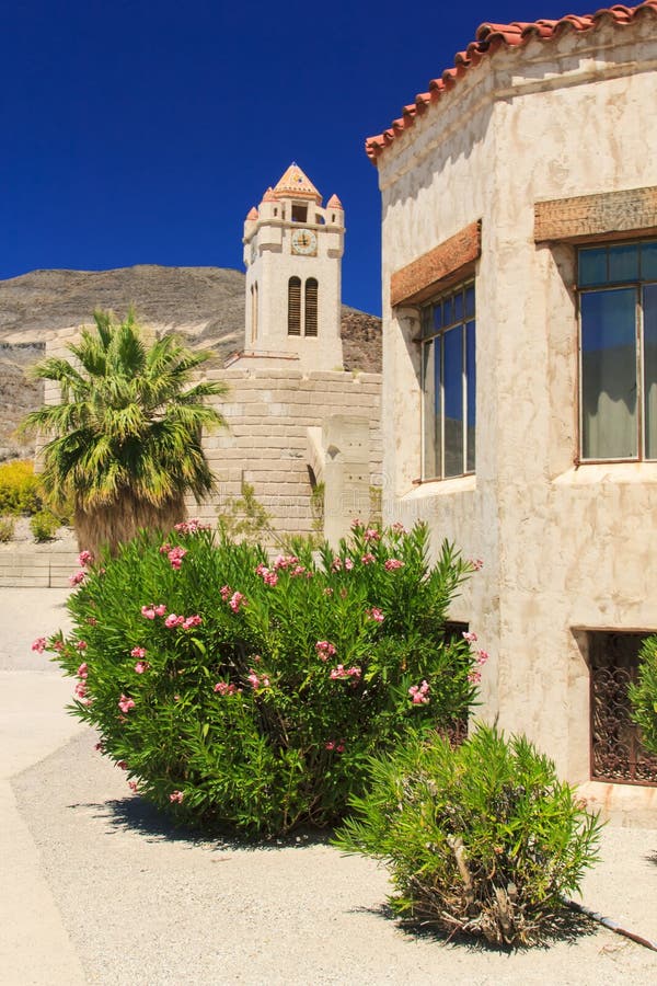 Scotty S Castle at Death Valley Stock Image - Image of villa, castle ...