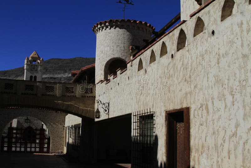 Scottys Castle, Death Valley California Stock Image - Image of death ...