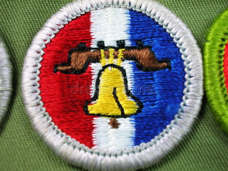 Scout Merit Badge-Liberty Bell Stock Image - Image of america, liberty ...