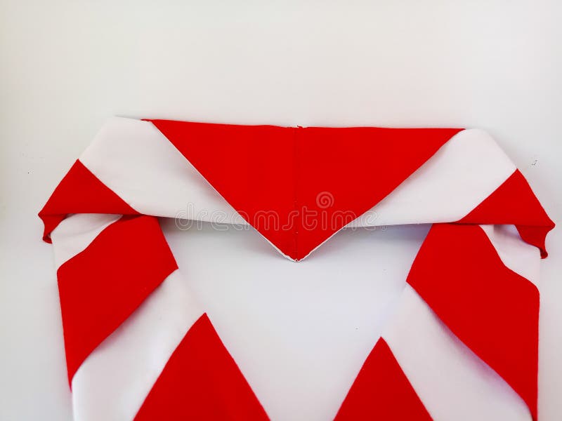 Scout Scarf on White Background Stock Photo - Image of accessory ...
