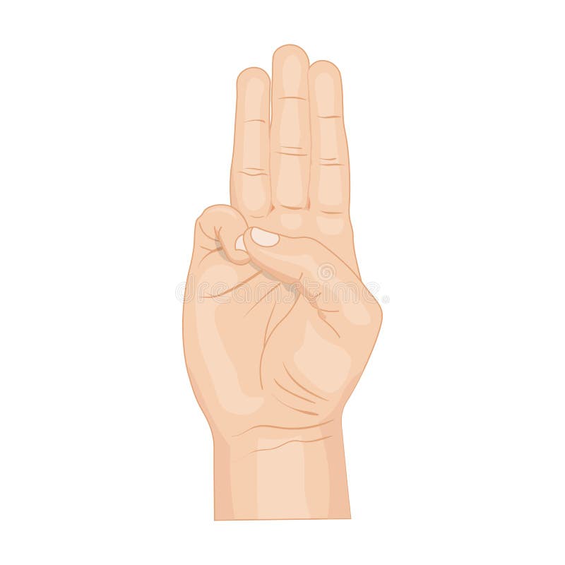 Scout Sign Vector Illustration Stock Vector - Illustration of three ...