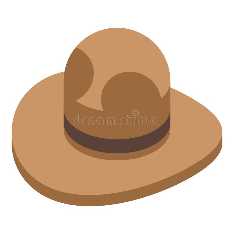 Scouting Hat Icon Isometric Vector. Scout Ranger Uniform Stock Vector ...